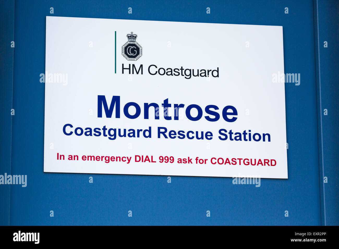 HM Coastguard rescue station Montrose Scotland UK Stock Photo - Alamy