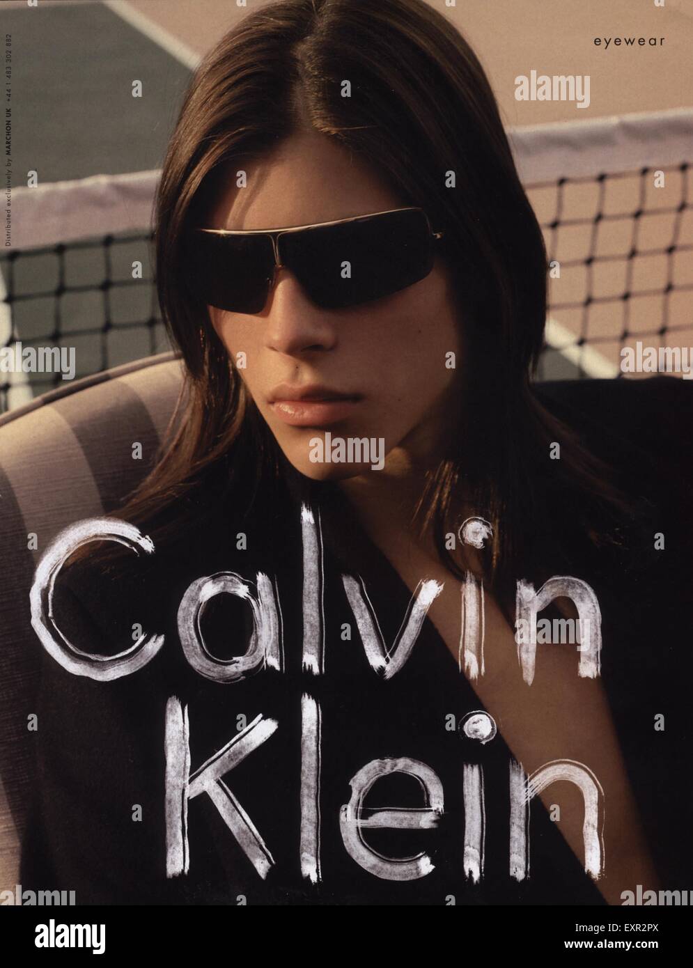 2000s UK Calvin Klein Magazine Advert Stock Photo - Alamy