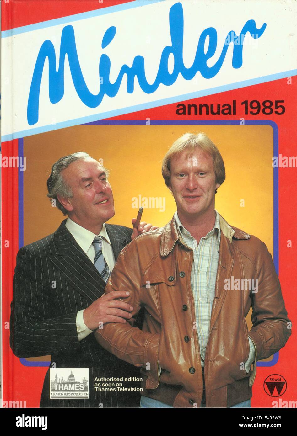 1980s UK Minder Comic/ Annual Cover Stock Photo - Alamy