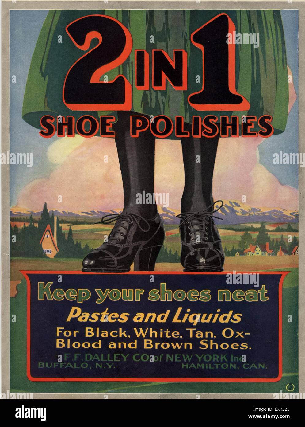 1910s USA 2 in 1 Magazine Advert Stock Photo - Alamy