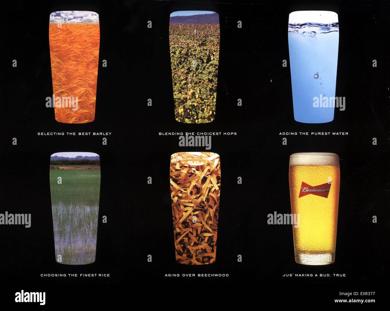 2000s UK Budweiser Magazine Advert Stock Photo - Alamy