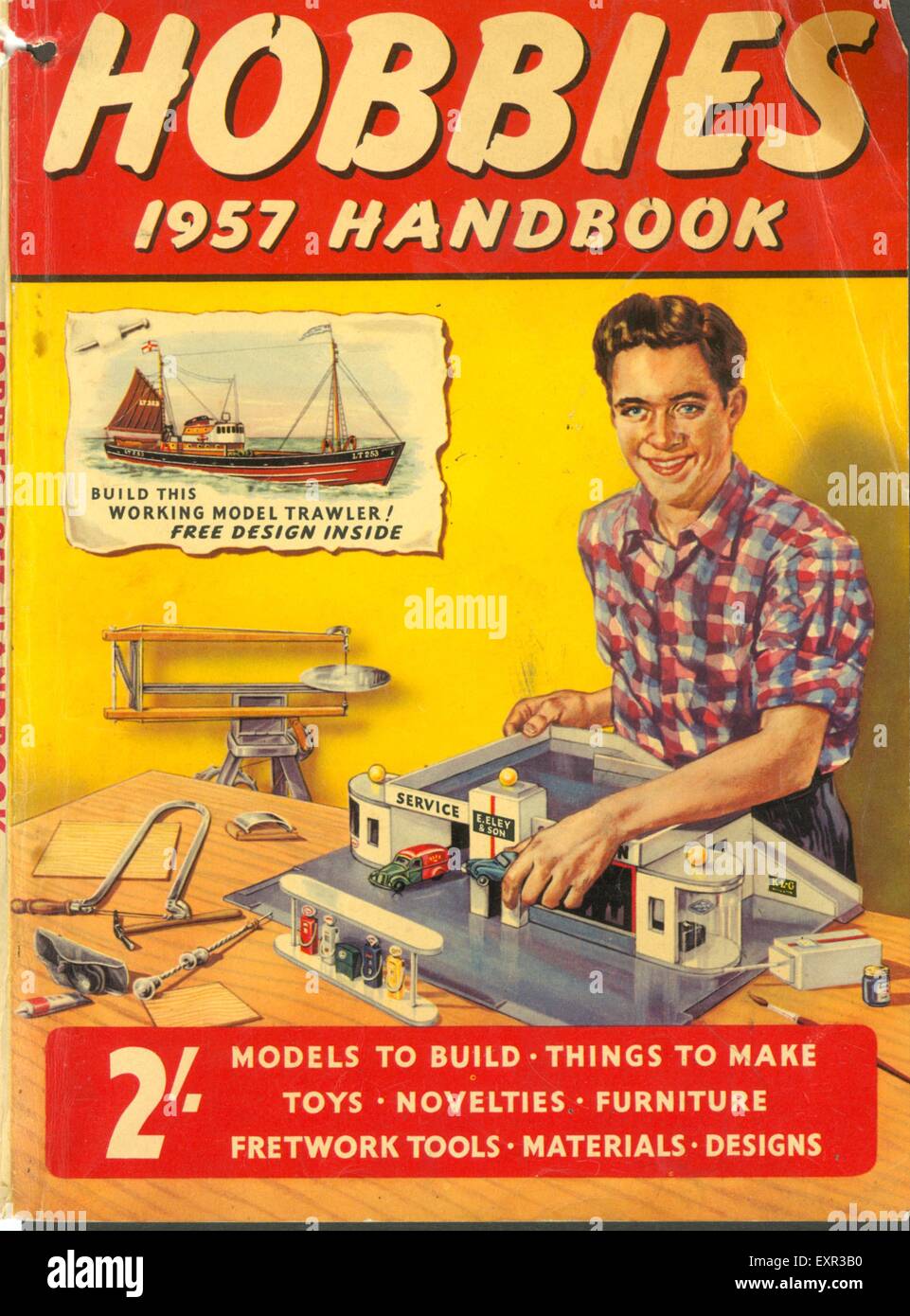 1950s UK Hobbies Magazine Cover Stock Photo - Alamy