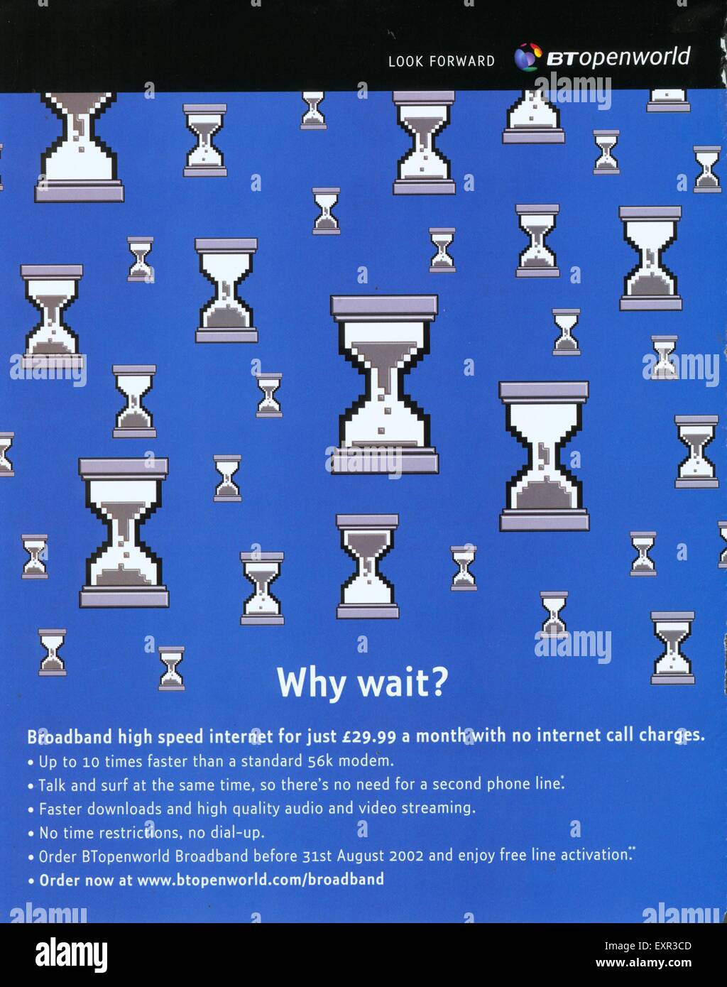 2000s UK BT Magazine Advert Stock Photo - Alamy