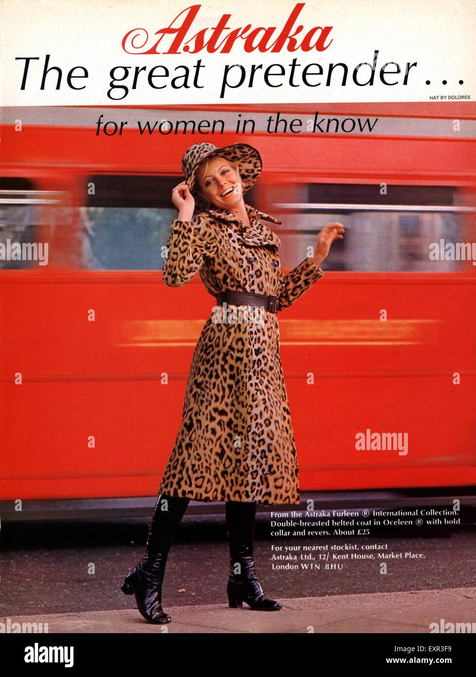 1970s UK Astraka Magazine Advert Stock Photo - Alamy