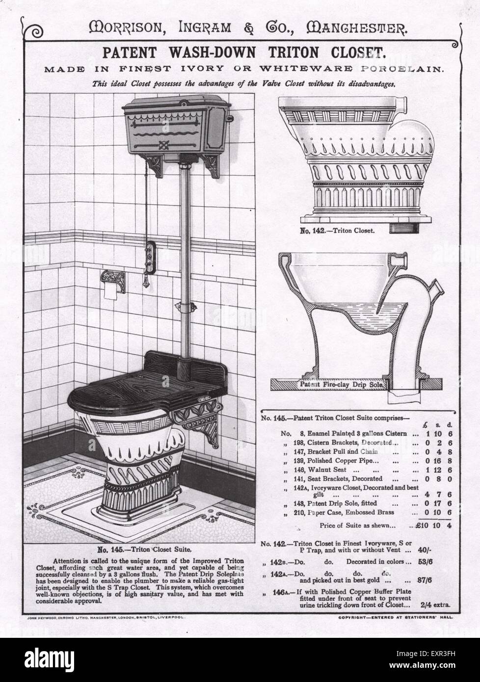 1890s UK Morrison Magazine Advert Stock Photo - Alamy