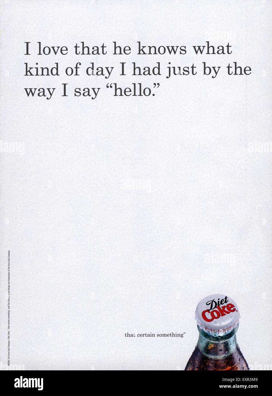2000s UK Coca-Cola Magazine Advert Stock Photo - Alamy