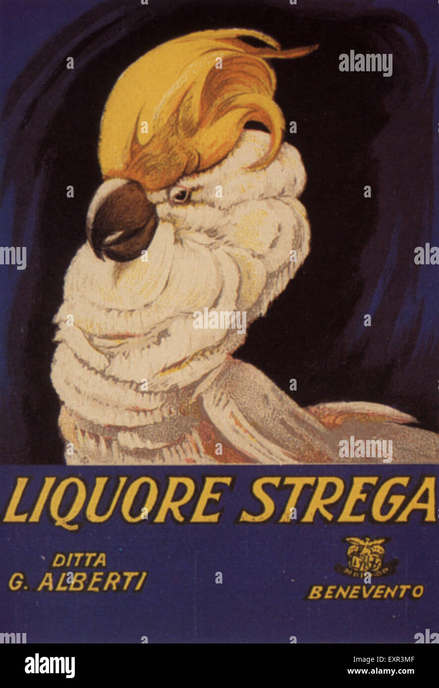 1930s Spain Liquore Strega Poster Stock Photo - Alamy