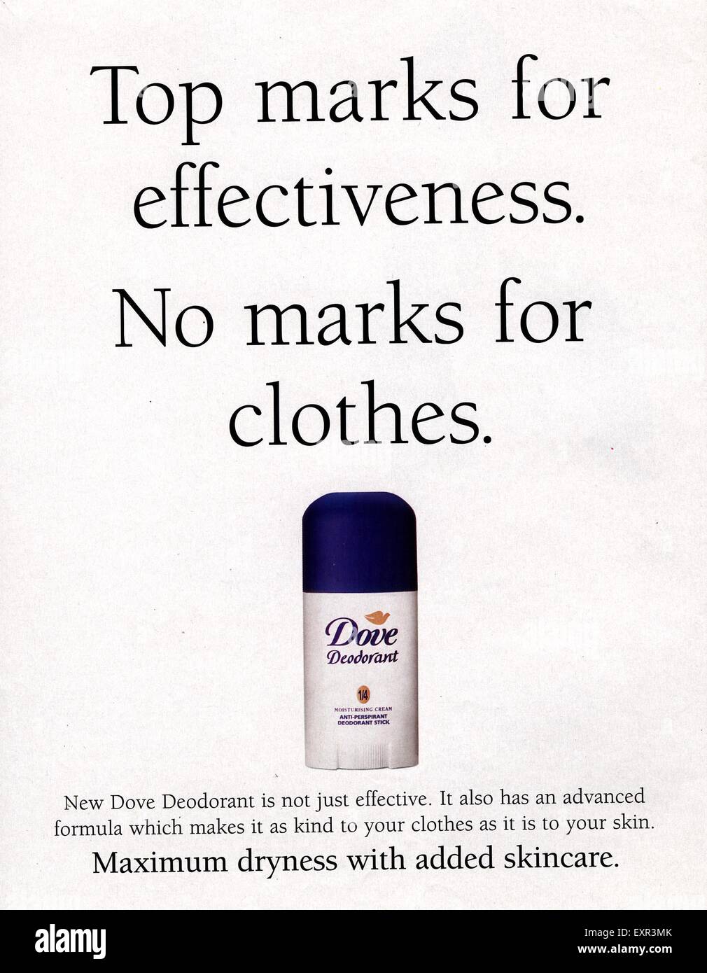 2000s UK Dove Magazine Advert Stock Photo - Alamy