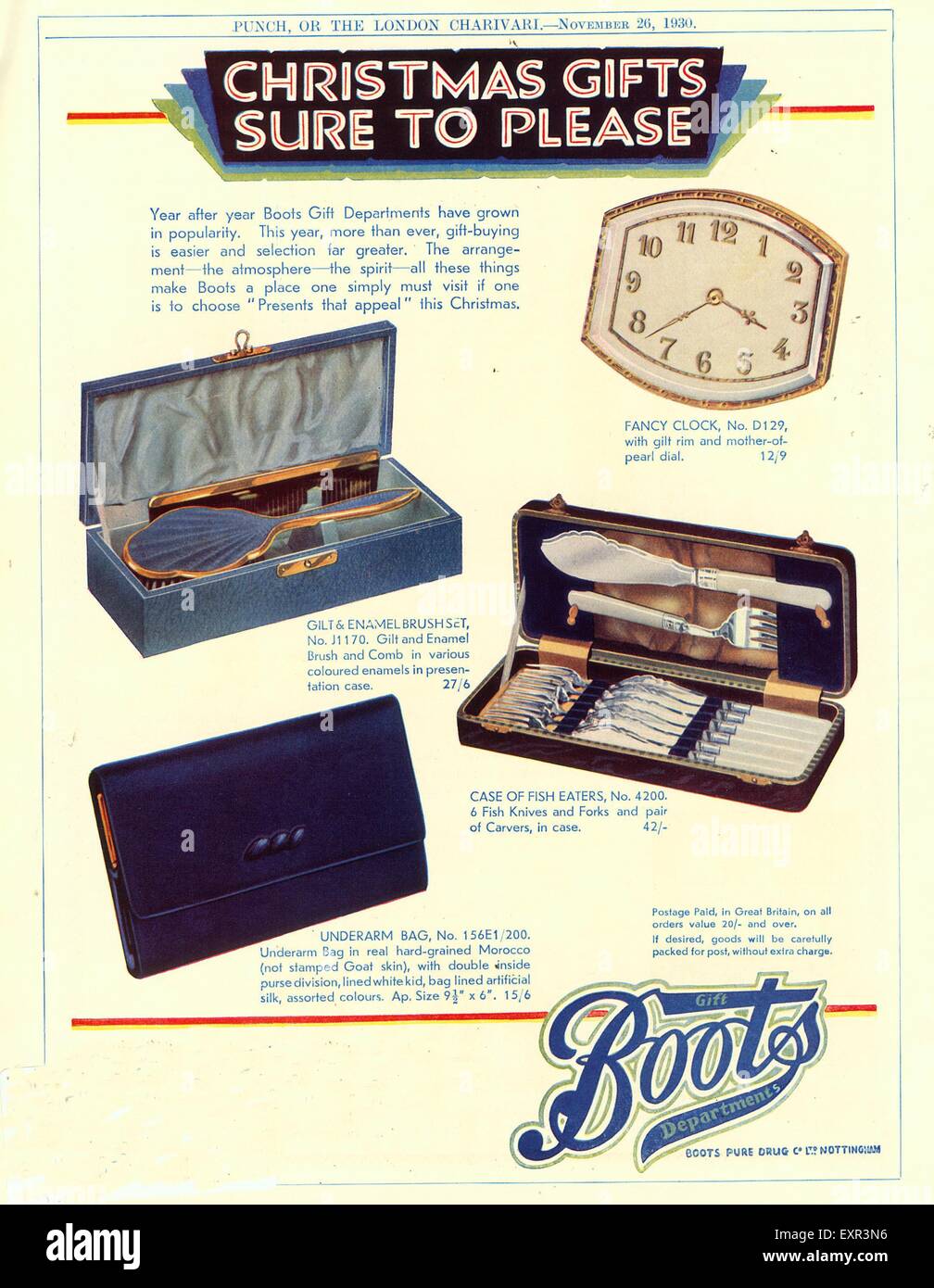 Boots advert hi-res stock photography and images - Alamy