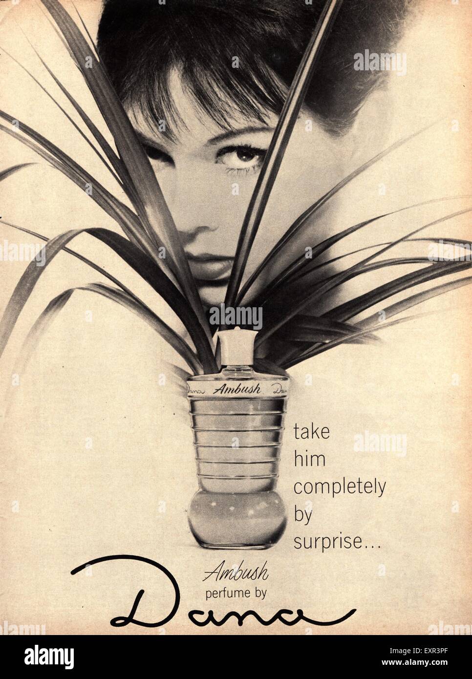 1960s UK Dana Magazine Advert Stock Photo - Alamy