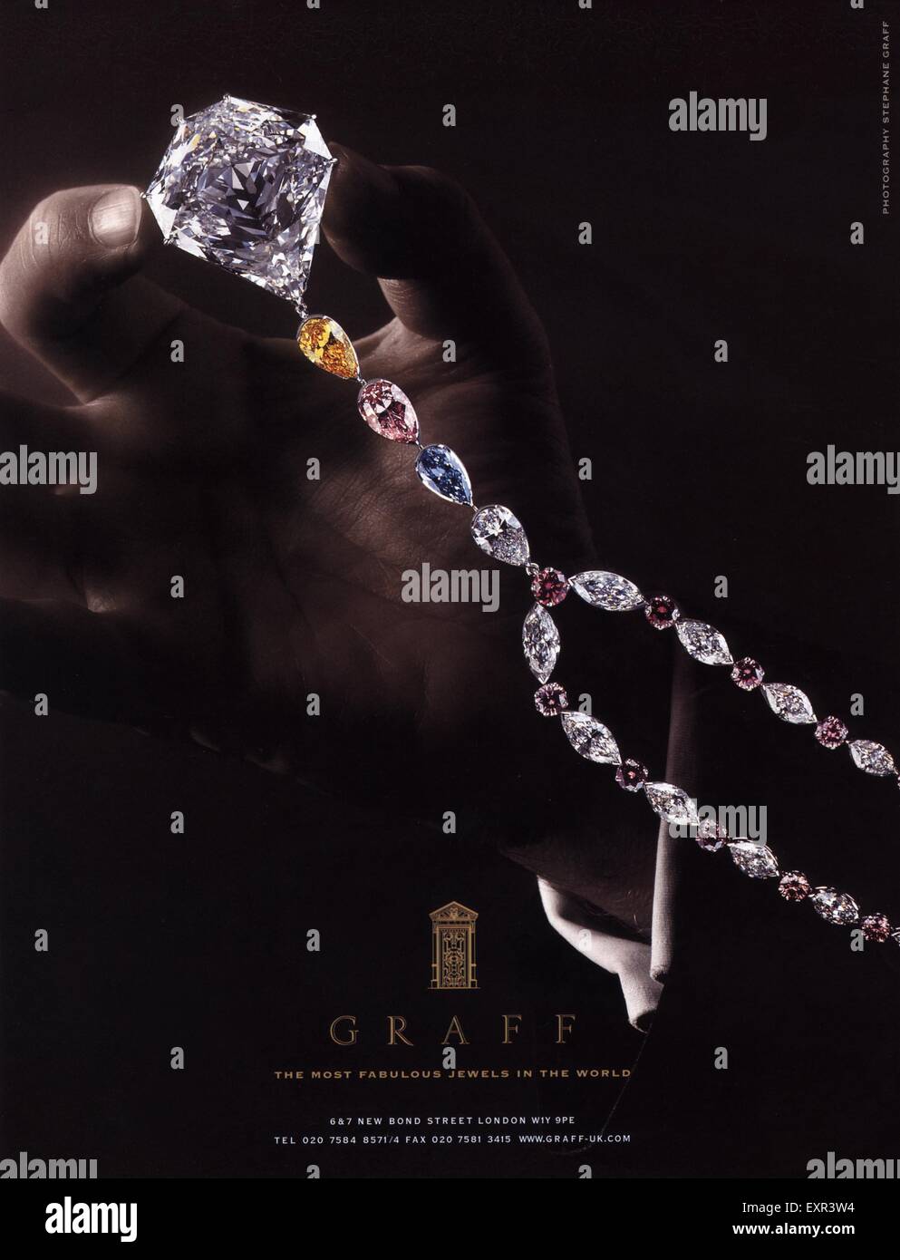 1980s UK Graff Magazine Advert Stock Photo - Alamy