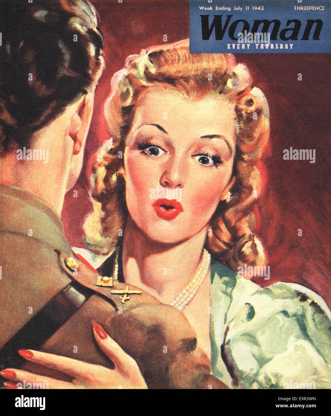 1940s UK Woman Magazine Cover Stock Photo - Alamy