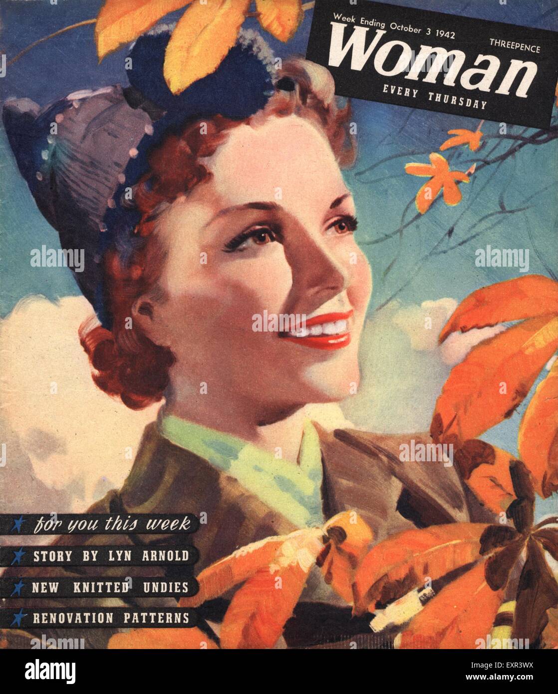 1940s uk woman magazine cover hi-res stock photography and images - Alamy