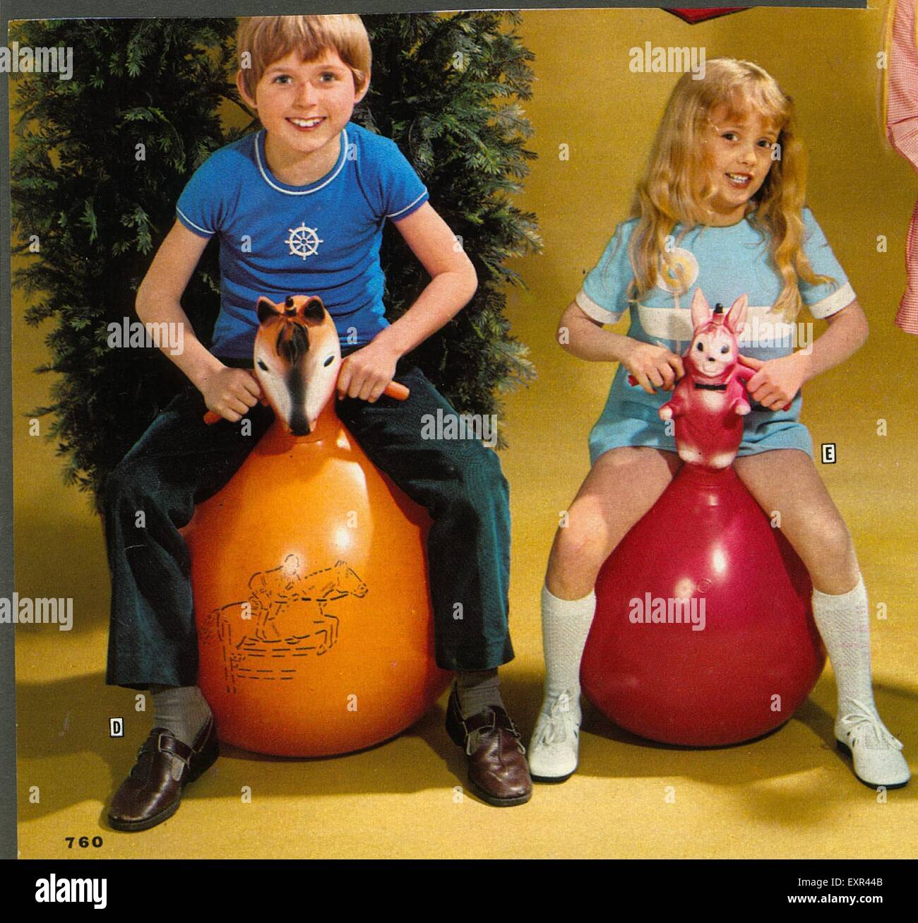 1960s UK Space Hoppers Catalogue/ Brochure Plate Stock Photo - Alamy