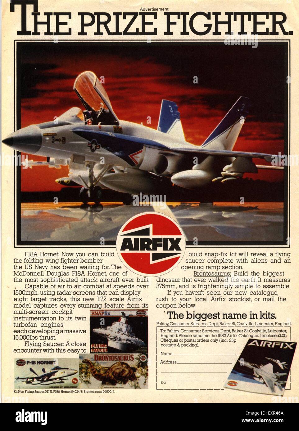 1950s UK Airfix Magazine Advert Stock Photo - Alamy