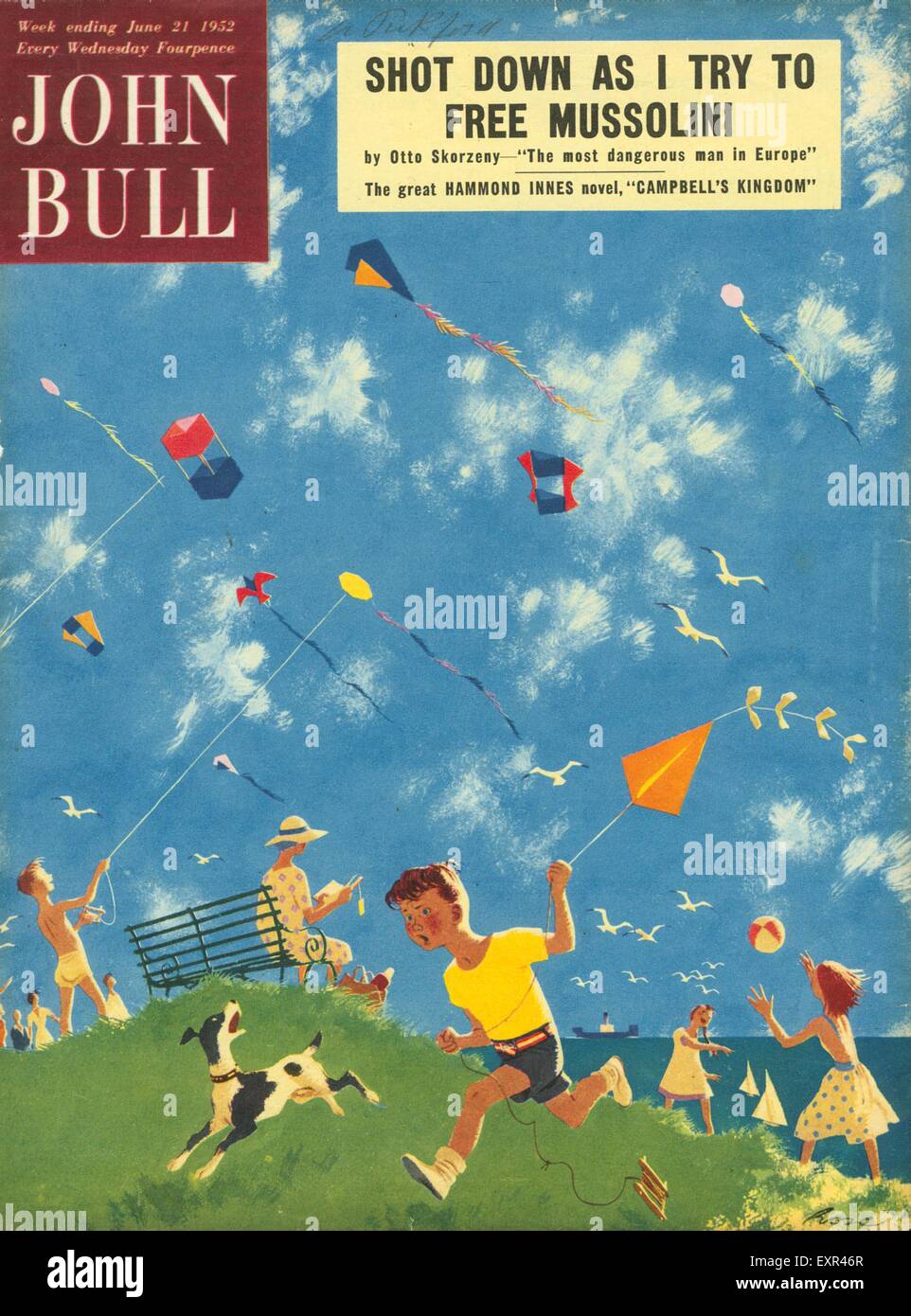 1950s UK John Bull Magazine Cover Stock Photo - Alamy