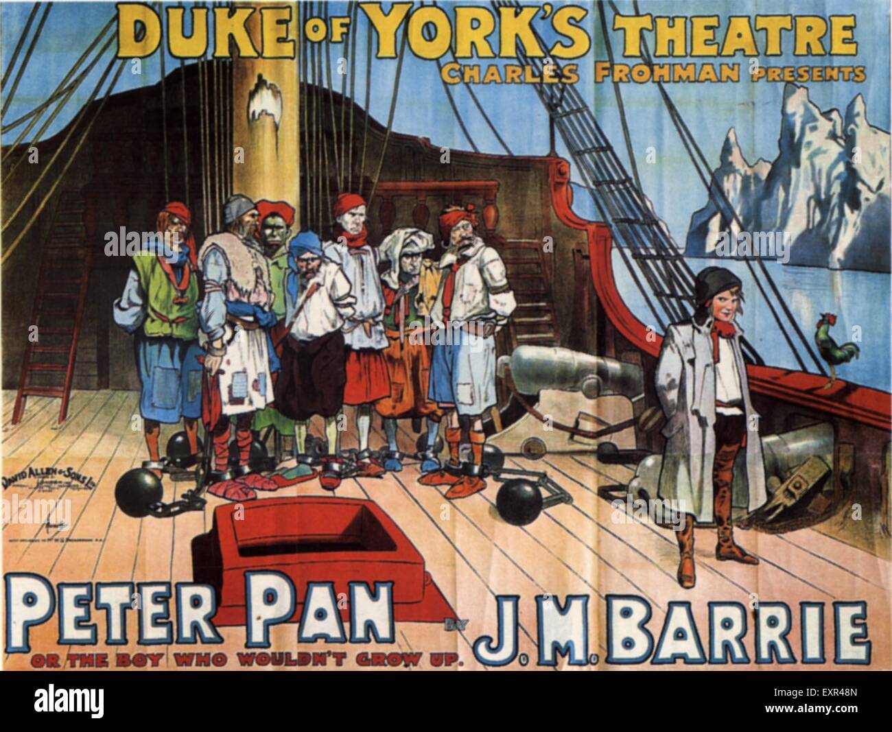 1900s UK J M Barrie Poster Stock Photo - Alamy