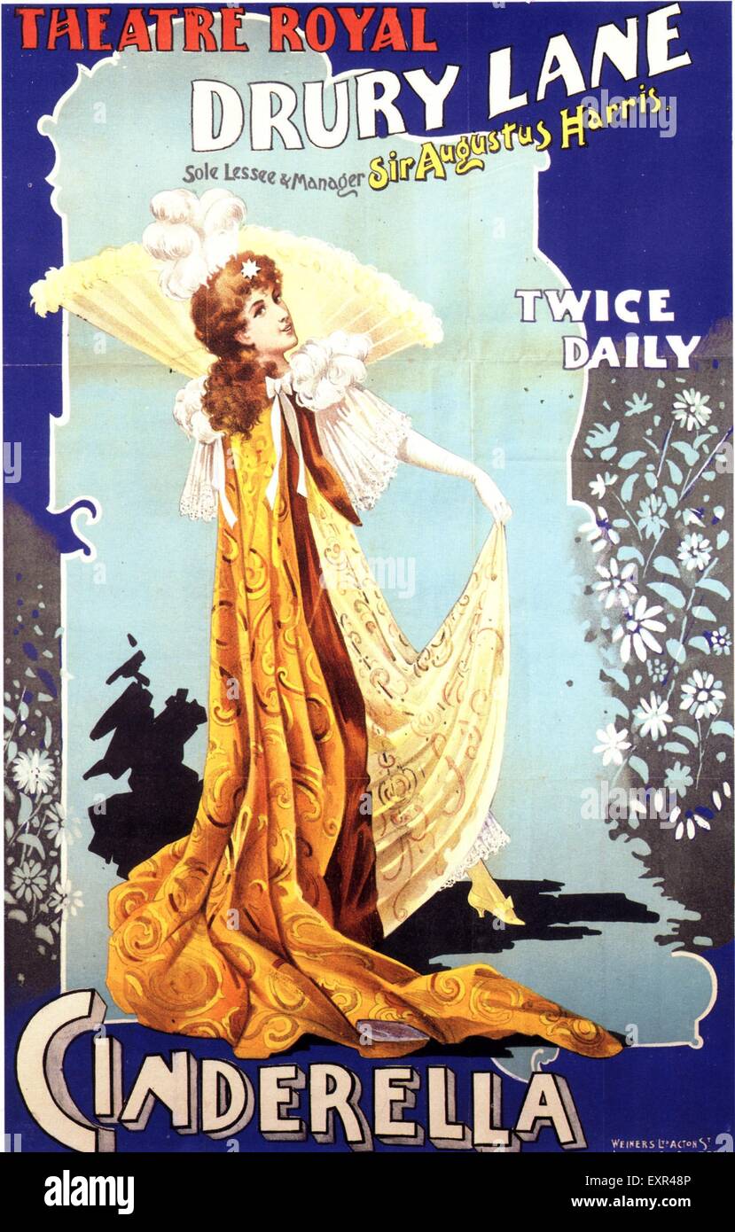 1900s theatre poster hi-res stock photography and images - Alamy