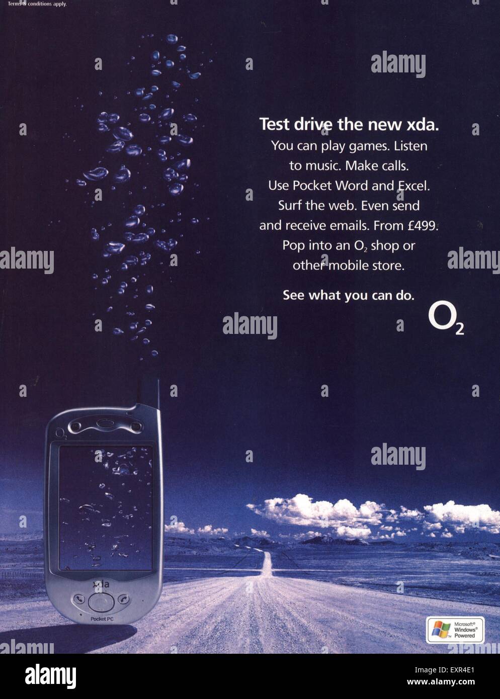 O2 advert hi-res stock photography and images - Alamy