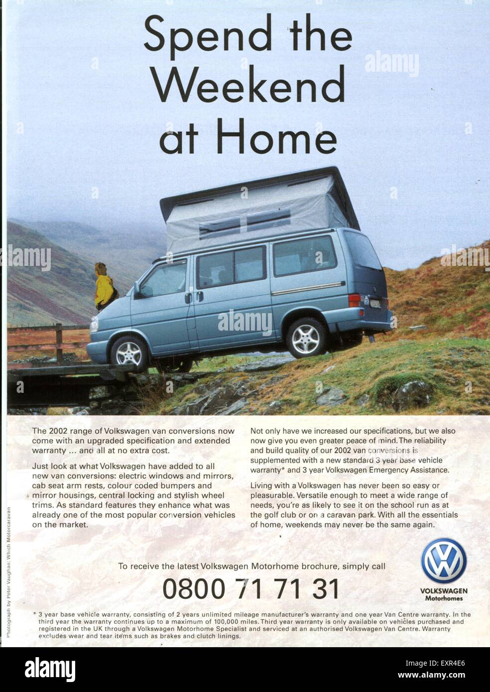 2000s UK Volkswagen Magazine Advert Stock Photo - Alamy