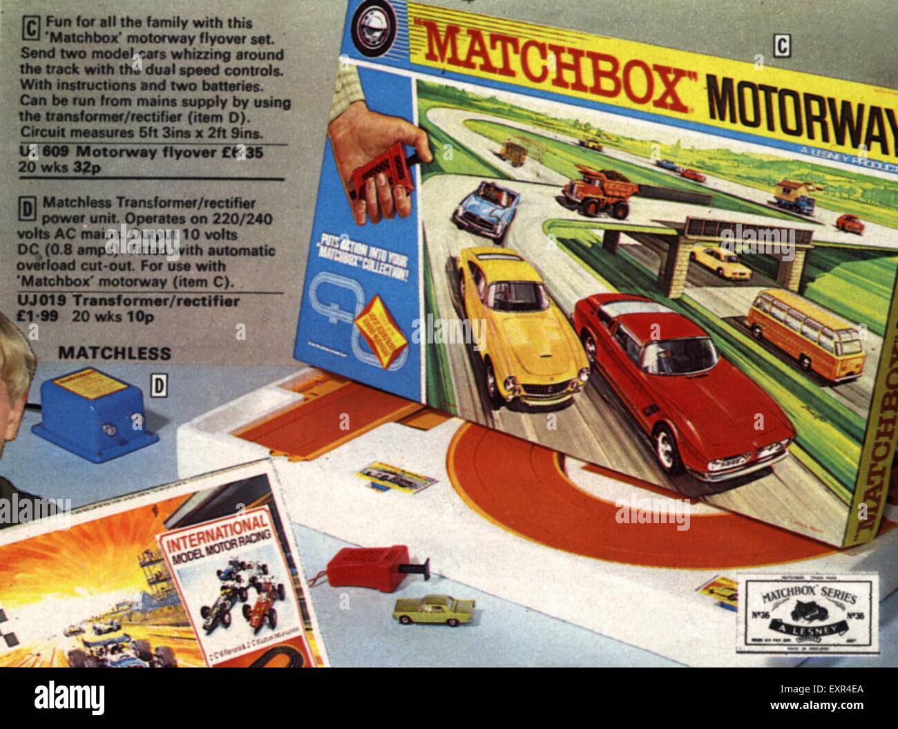 1970s UK Matchbox Catalogue/ Brochure Plate Stock Photo - Alamy