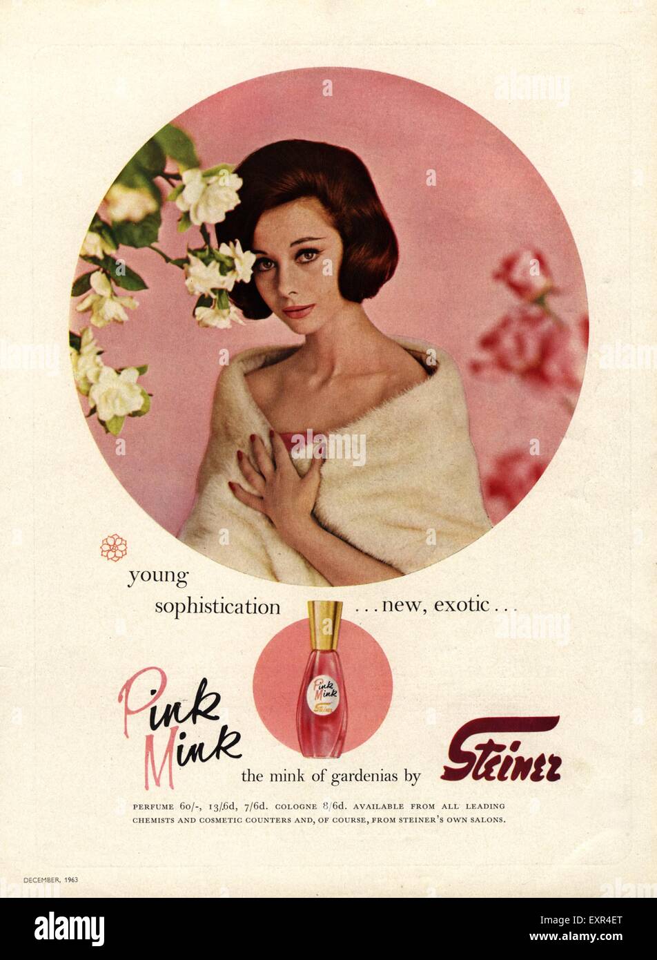Perfume advert pink hi-res stock photography and images - Alamy