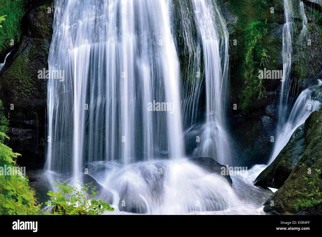 Germany, Black Forest: Cascade of the Triberg Waterfall Stock Photo - Alamy