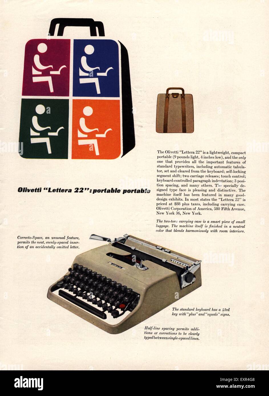 Typewriter 1950s hi-res stock photography and images - Alamy