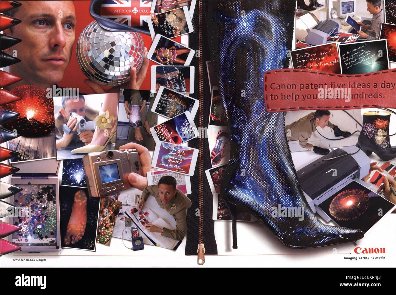 Canon magazine advert hi-res stock photography and images - Alamy