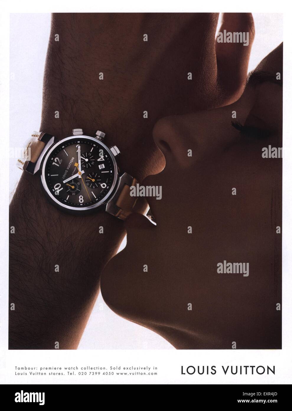 2000s UK Louis Vuitton Watches Magazine Advert Stock Photo - Alamy