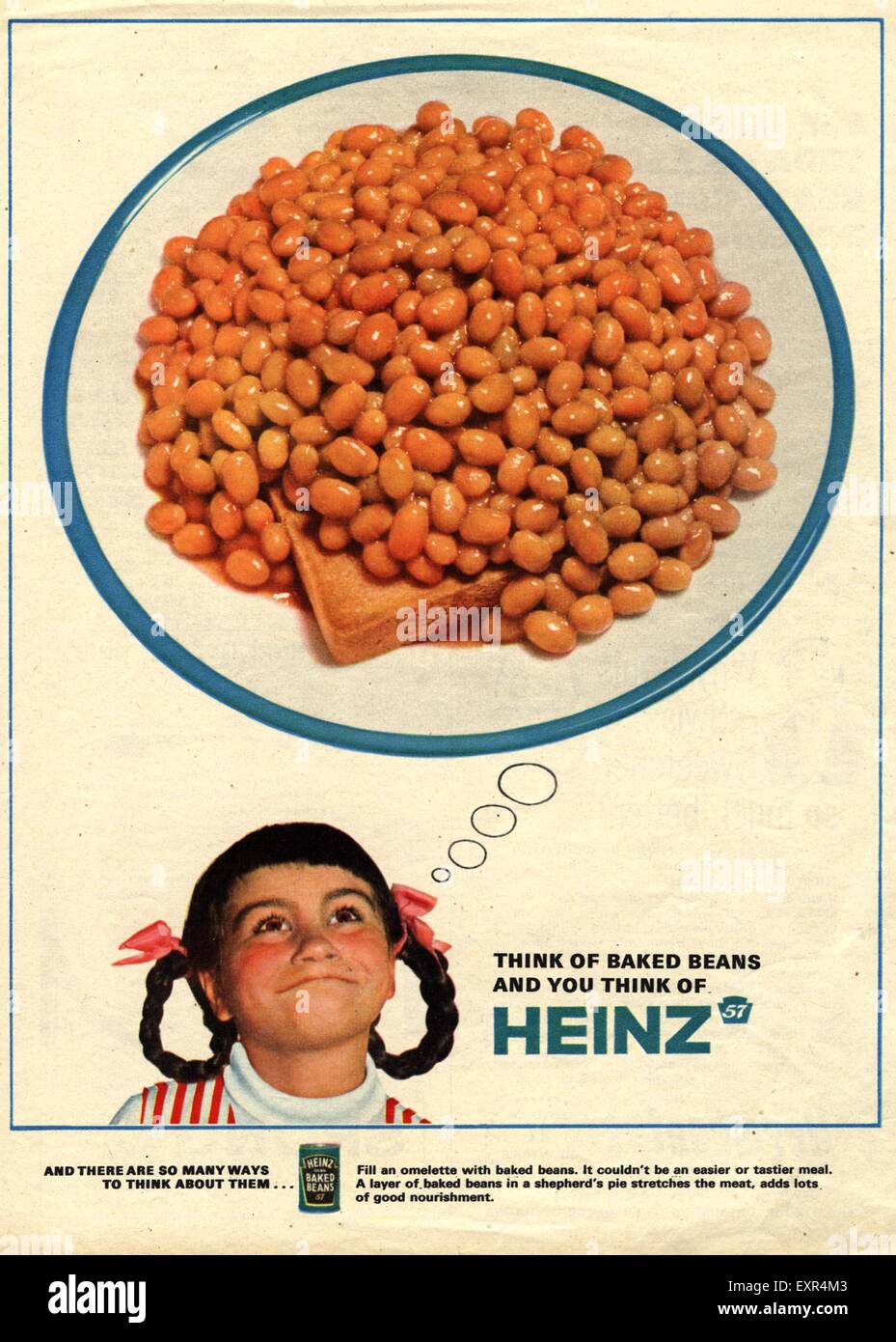 1960s UK Heinz Magazine Advert Stock Photo - Alamy