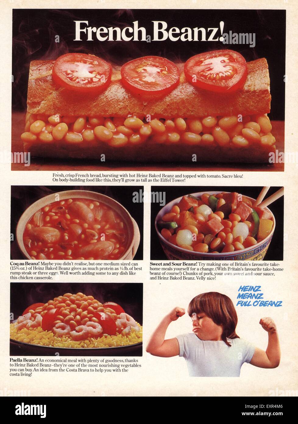 1970s UK Heinz Magazine Advert Stock Photo - Alamy