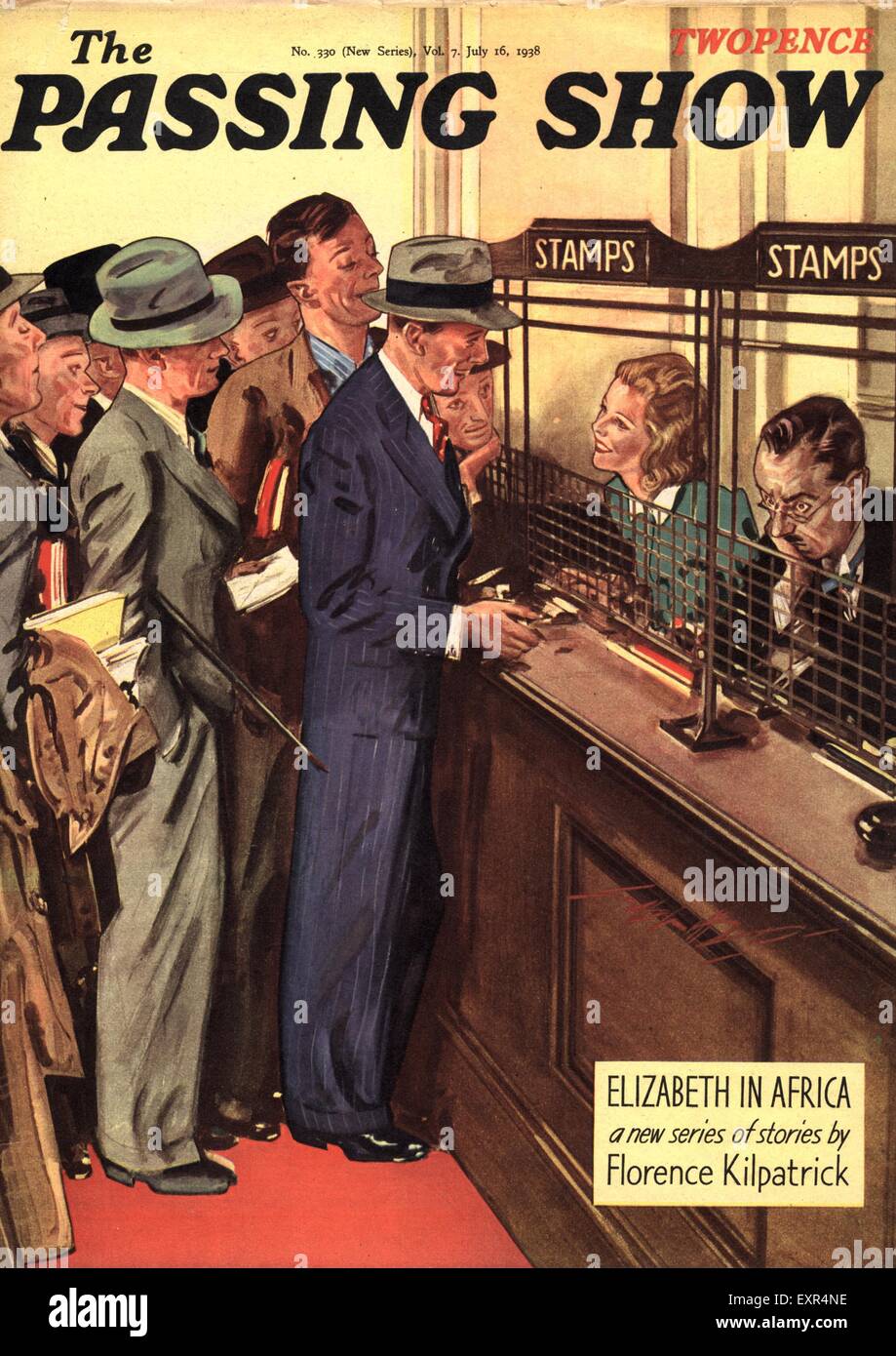 1930s UK The Passing Show Magazine Cover Stock Photo - Alamy