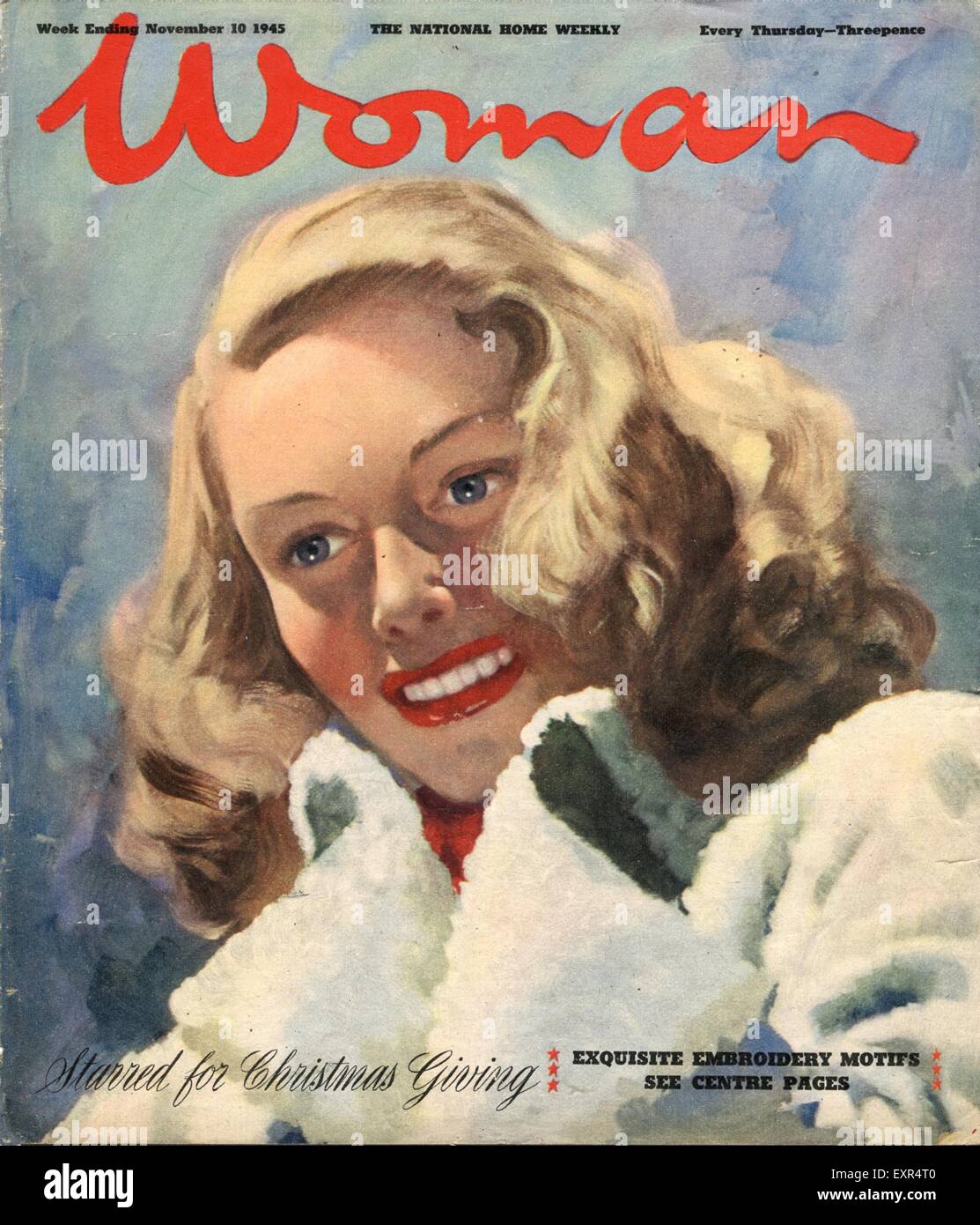 1940s UK Woman Magazine Cover Stock Photo - Alamy