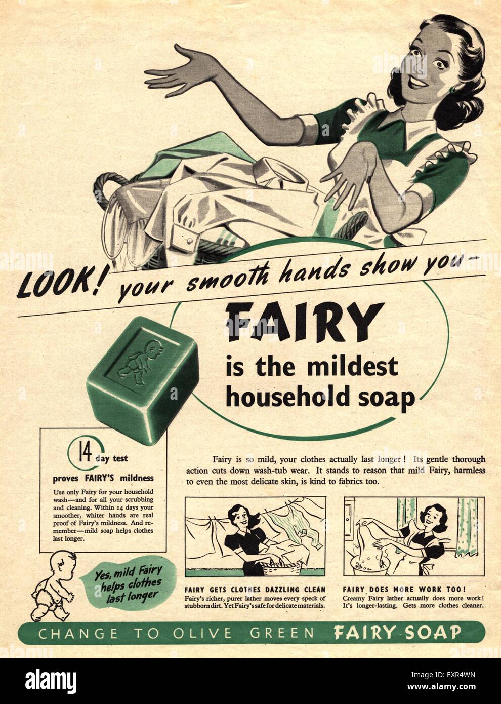 Fairy soap advert hi-res stock photography and images - Alamy