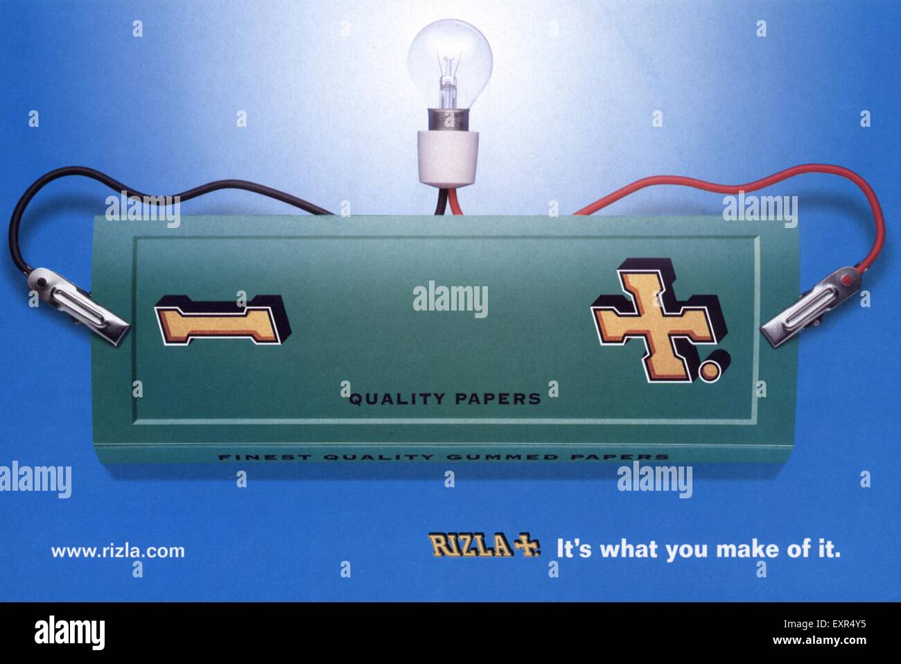 Rizla advert hi-res stock photography and images - Alamy