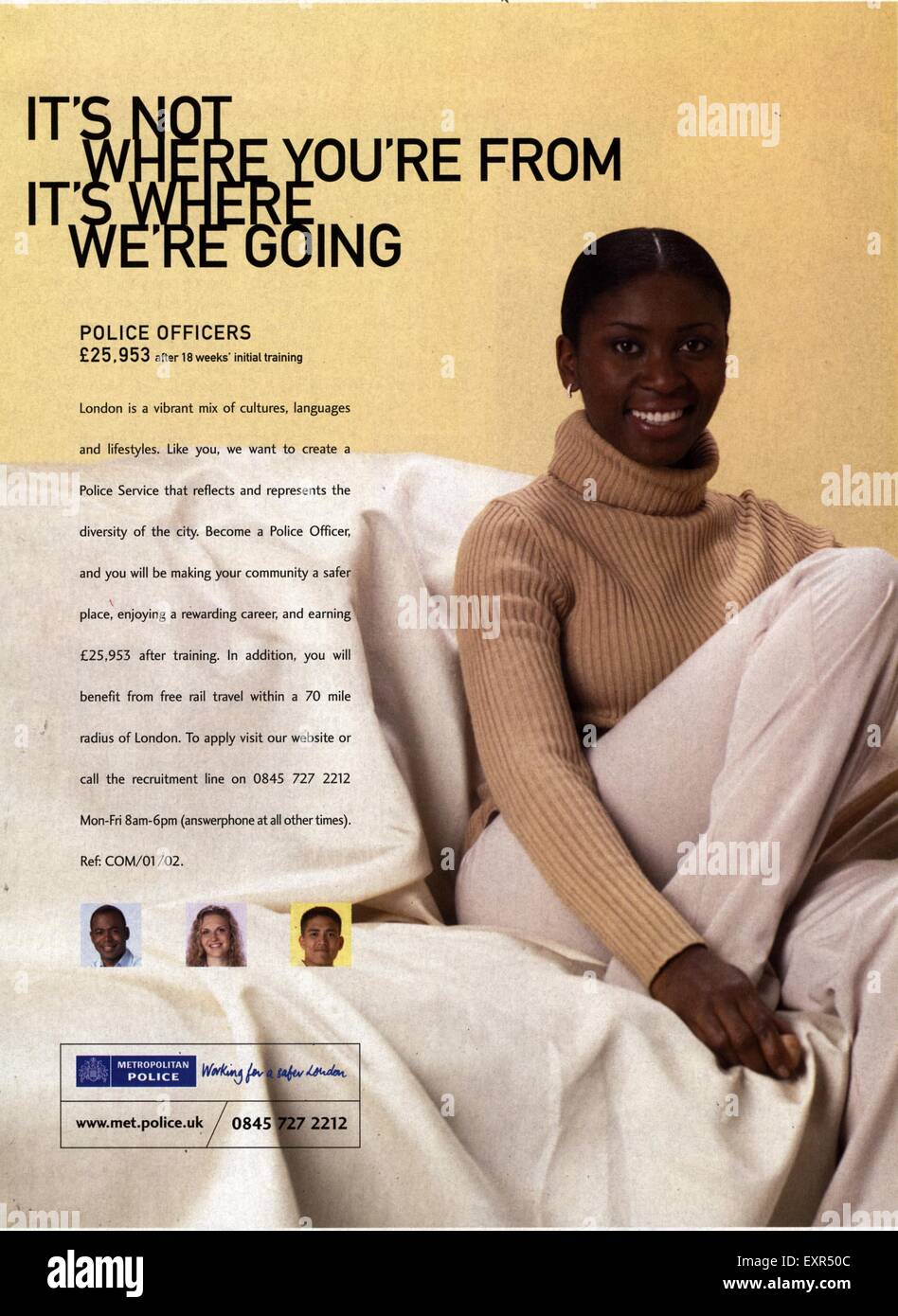 2000s uk police magazine advert hi-res stock photography and images - Alamy