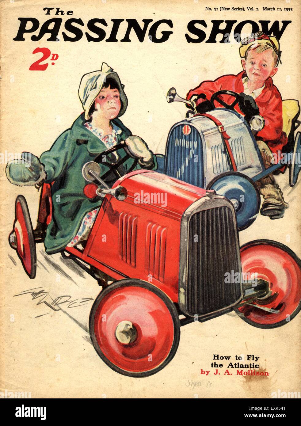 1930s UK The Passing Show Magazine Cover Stock Photo - Alamy