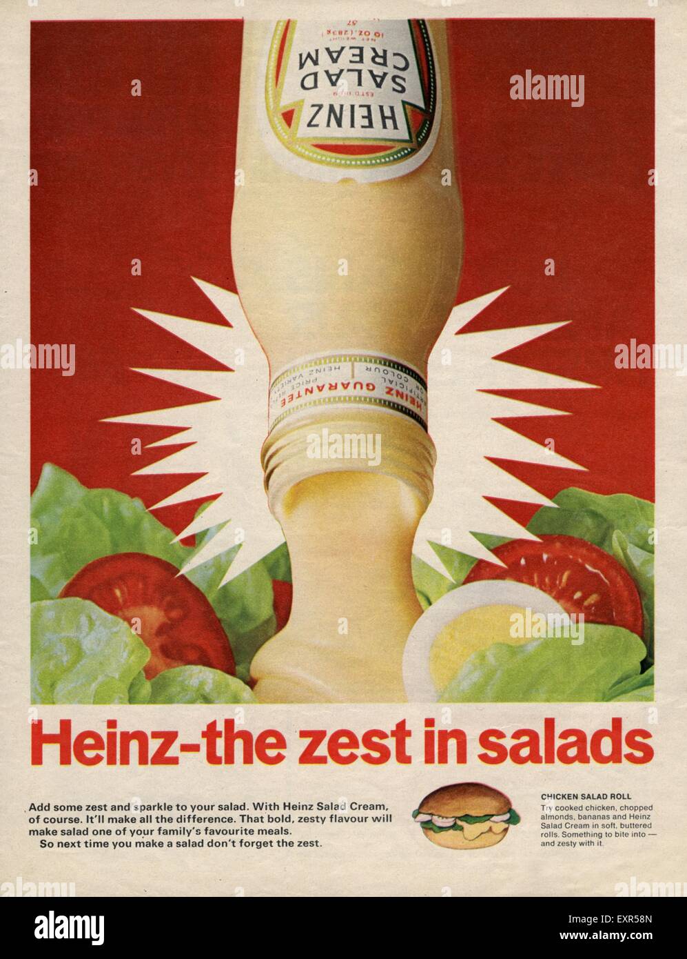 1960s uk heinz magazine advert hi-res stock photography and images - Alamy
