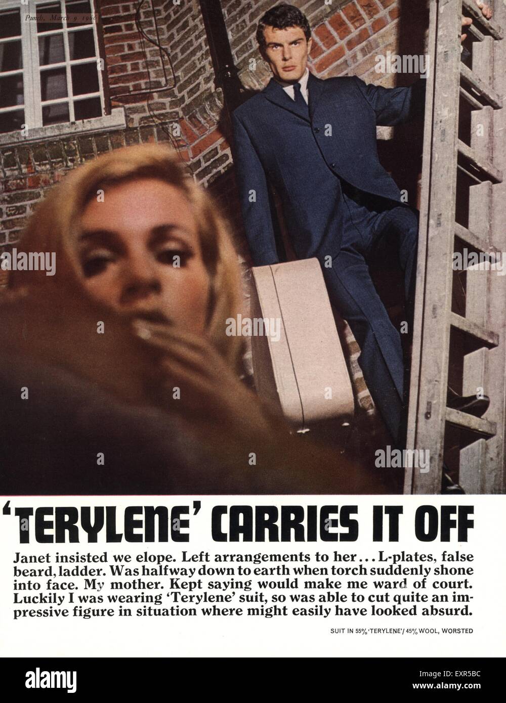 1960s UK Terylene by ICI Magazine Advert Stock Photo - Alamy
