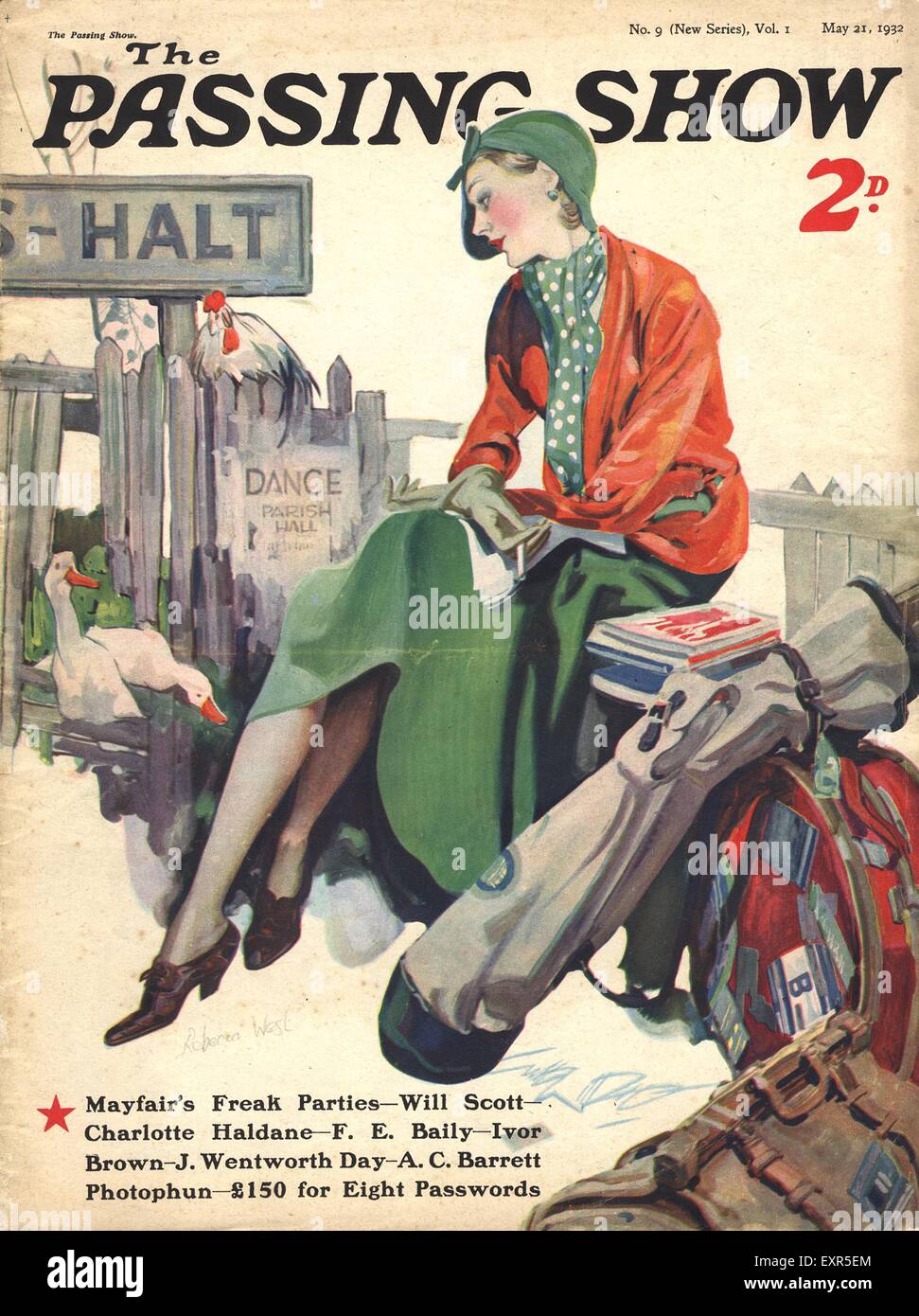 1930s UK The Passing Show Magazine Cover Stock Photo - Alamy