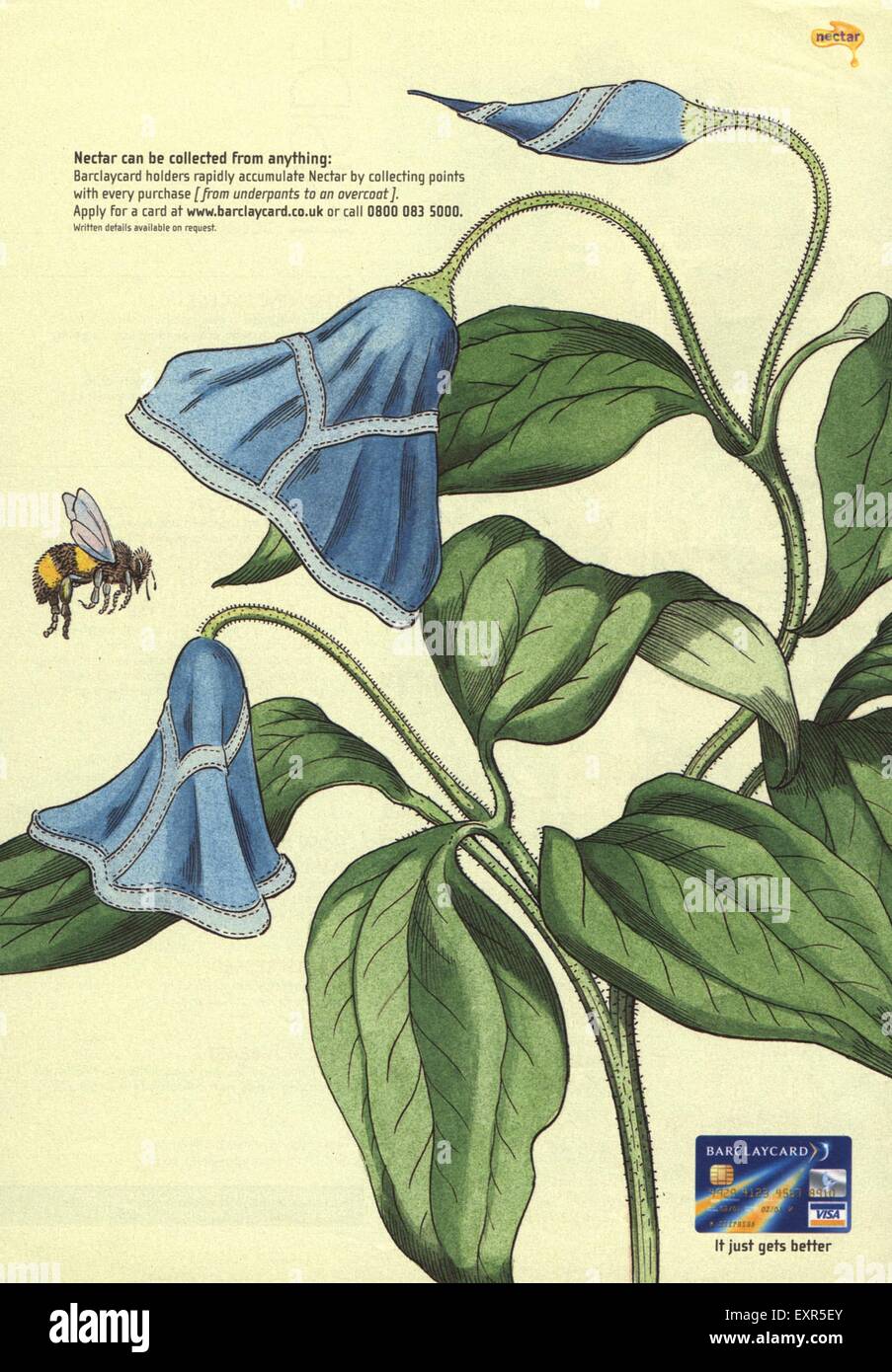 2000s UK Nectar Points Magazine Advert Stock Photo - Alamy