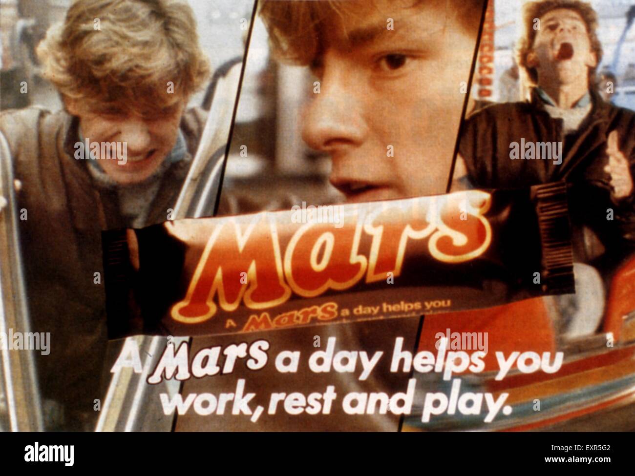 1980s UK Mars Magazine Advert Stock Photo - Alamy
