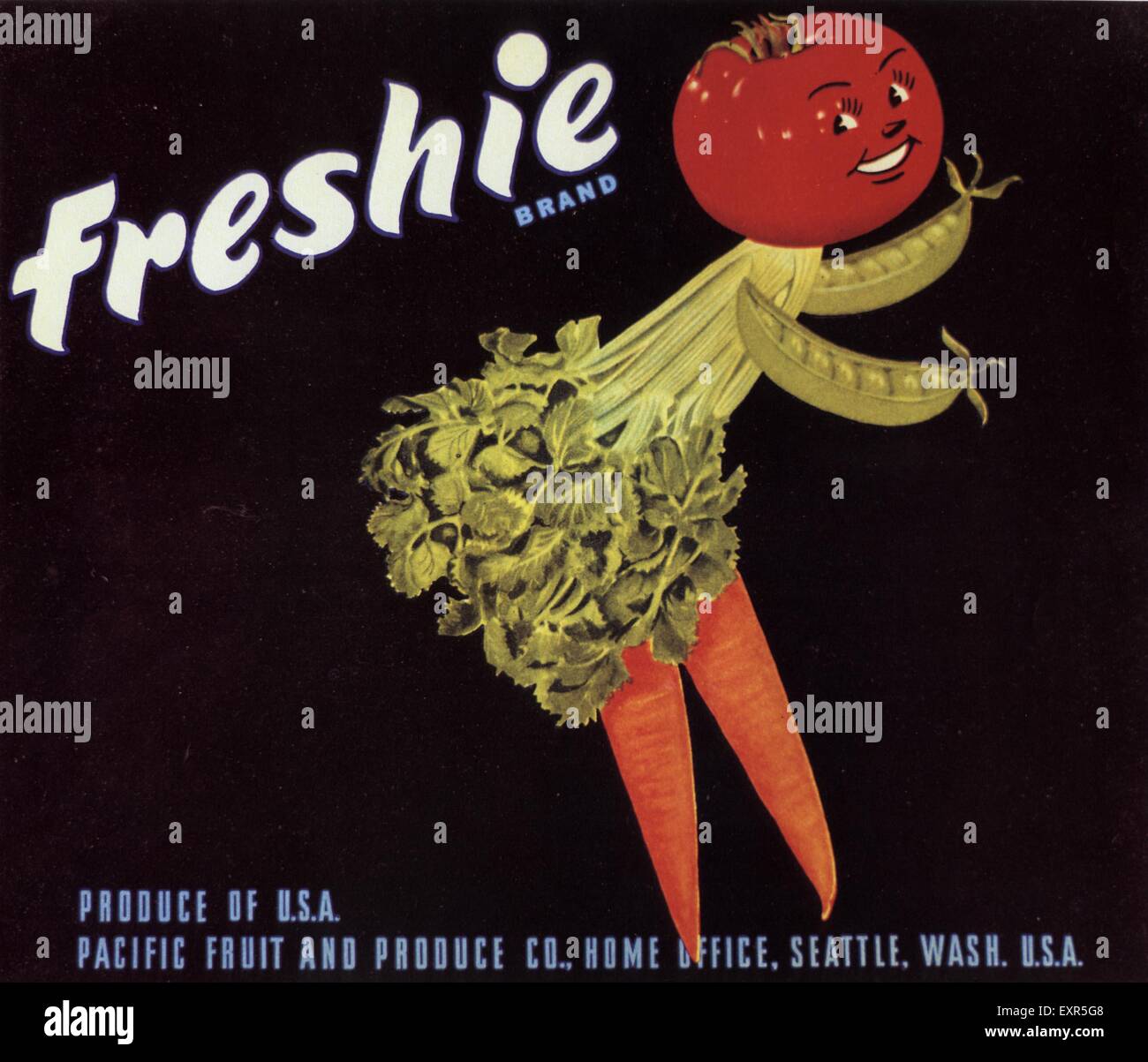 1940s food label hi-res stock photography and images - Alamy