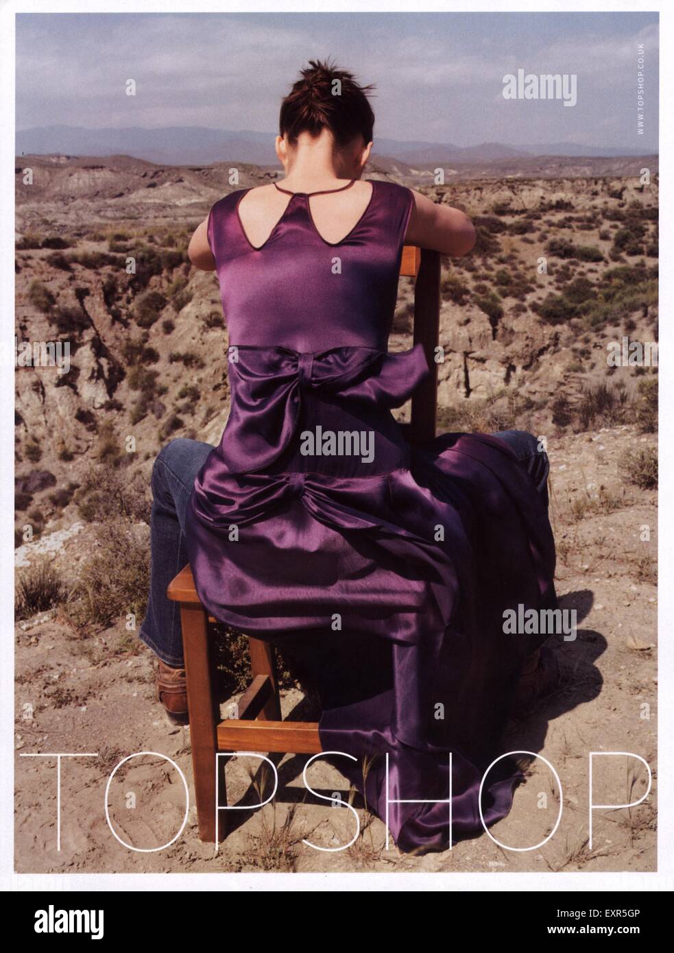2000s UK TopShop Magazine Advert Stock Photo - Alamy