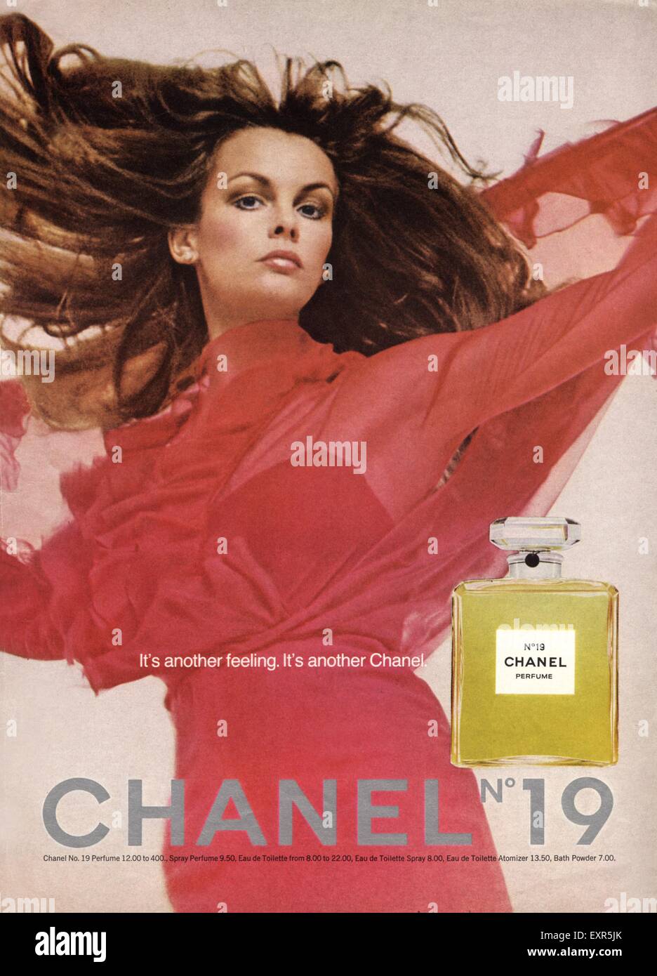 1970s UK Chanel Magazine Advert Stock Photo - Alamy