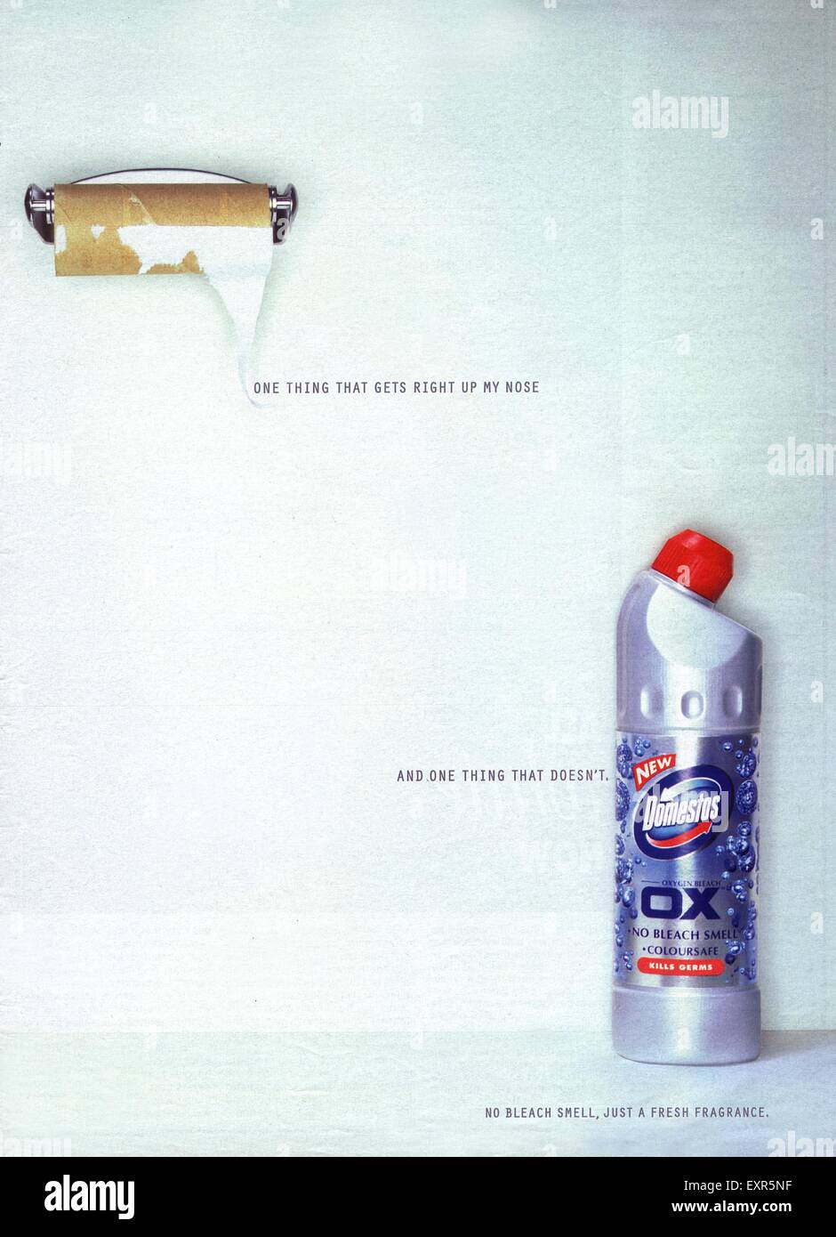 2000s UK Domestos Magazine Advert Stock Photo - Alamy