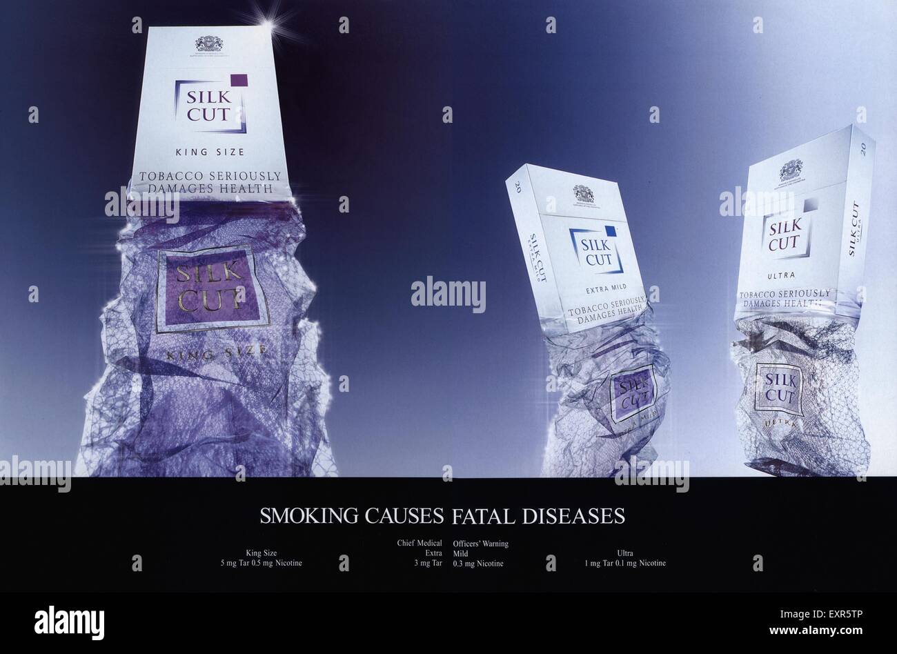 2000s UK Silk Cut Magazine Advert Stock Photo - Alamy