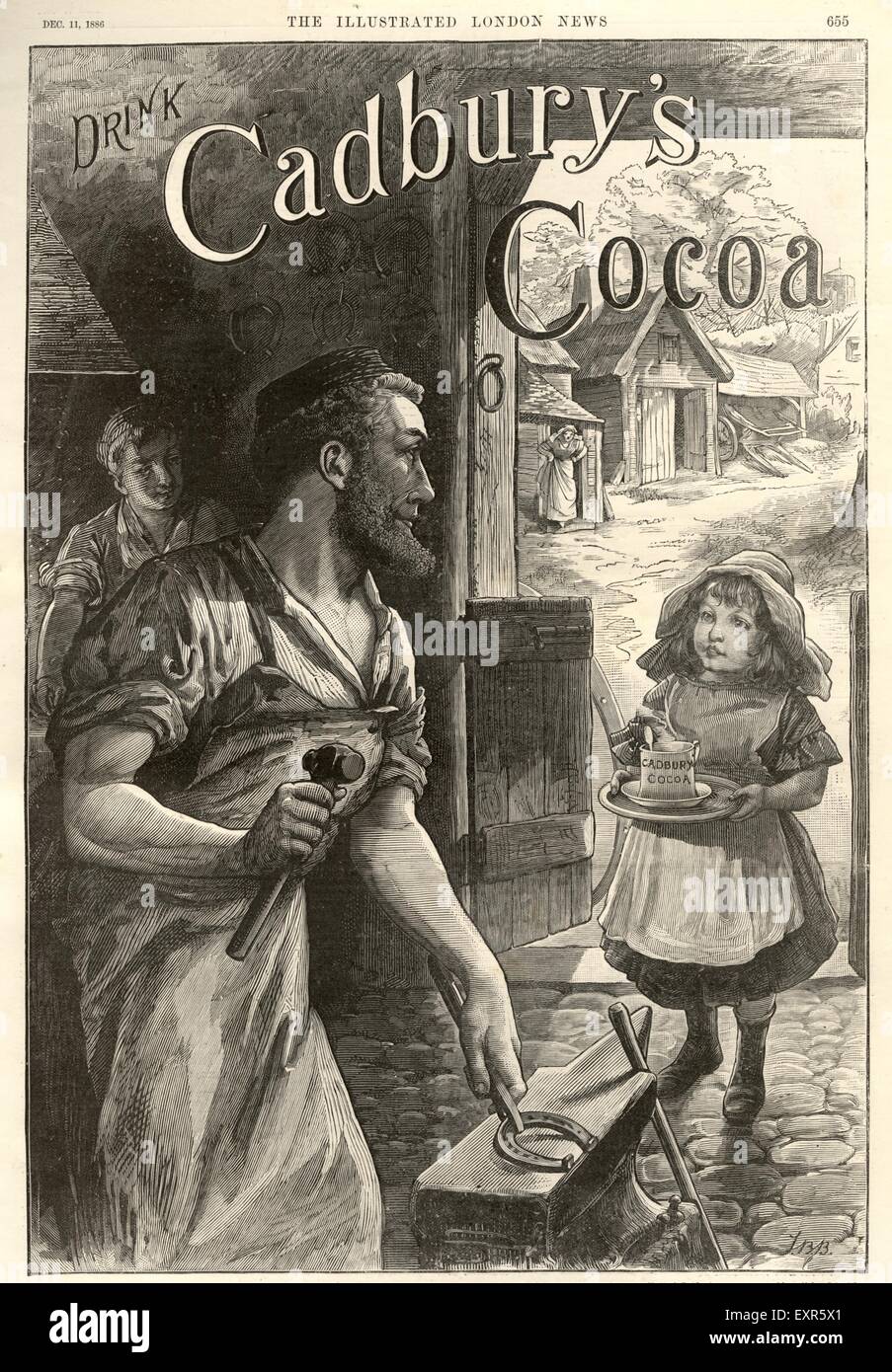 1890s UK Cadburys Magazine Advert Stock Photo - Alamy