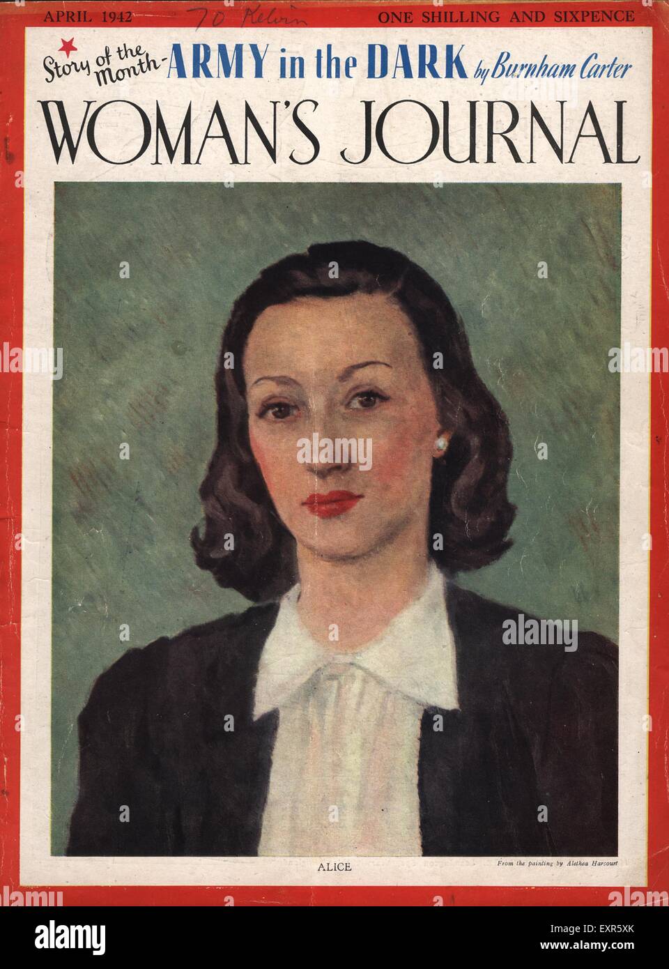 1940s UK Womans Journal Magazine Cover Stock Photo - Alamy